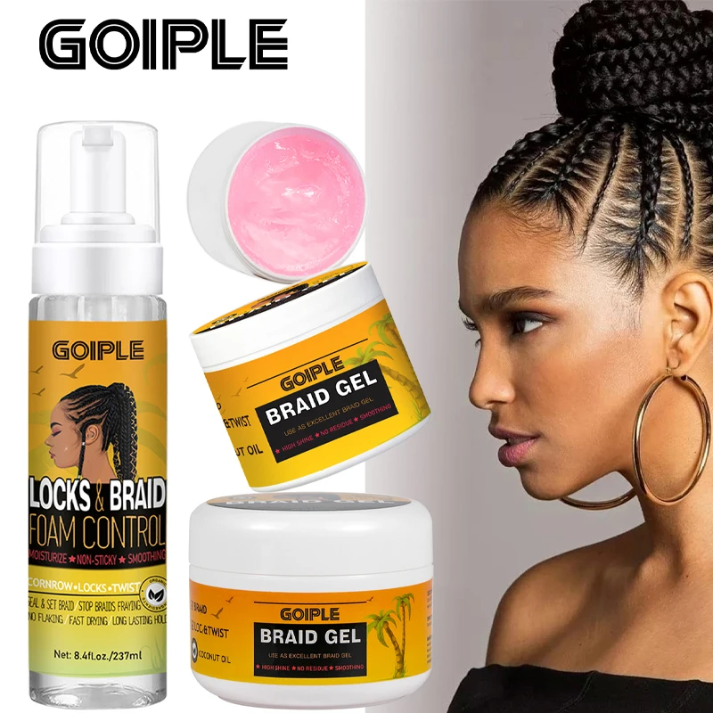 GOIPLE-Hairstyle-Fixative-Cream-Edge-Control-Oil-Cornrow-Styling ...