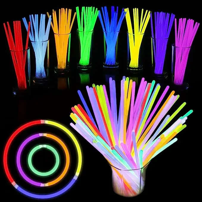 Party-Fluorescence-Light-Glow-Sticks-Bracelets-Necklaces-Neon-For ...