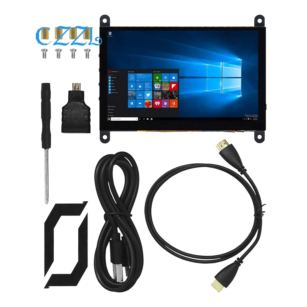 5 inch Raspberry Pi HDMI capacitive touch display 1024x600 for ...