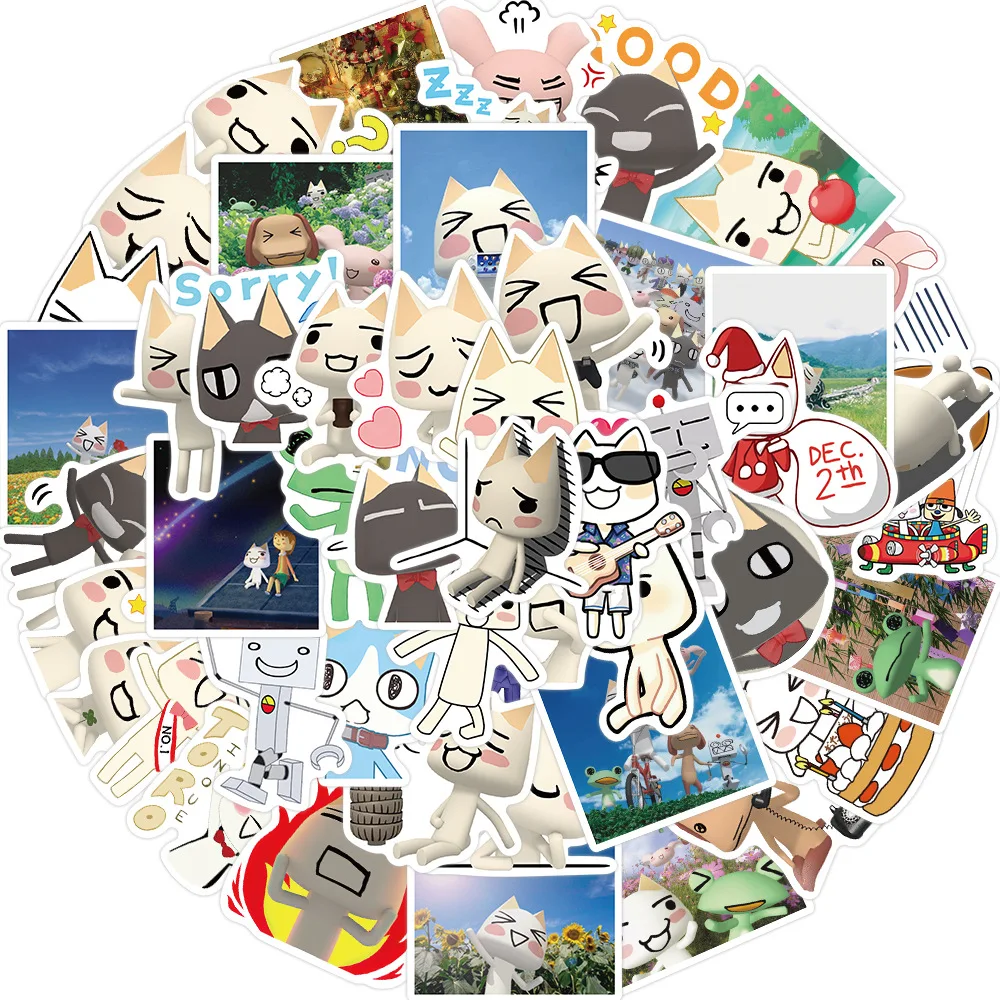 10-30-50-Stuks-Toro-Inoue-Kat-Cartoon-Stickers-Schattige-Stickers-Diy ...