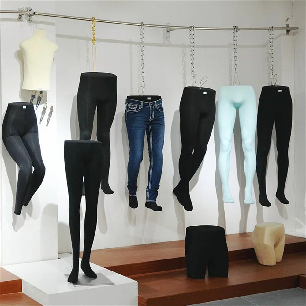 Male Pants Cloth Mannequin,Soft Lower Body Leg,Female Clothing Store ...
