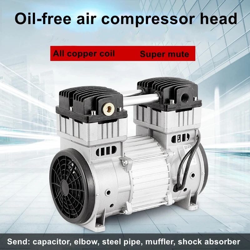 Silent Air Compressor Head Woodworking Dental Accessories Air Pump Pump ...