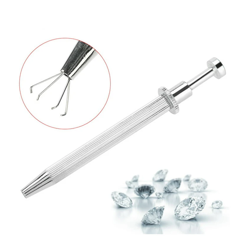 Professional 4 Prongs Gem Stone Holder Jewelry Diamond Gemstone Clip ...