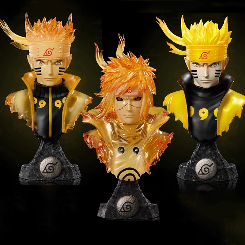 Anime-NARUTO-Figures-Namikaze-Minato-Uzumaki-Naruto-Action-Figures-Bust ...