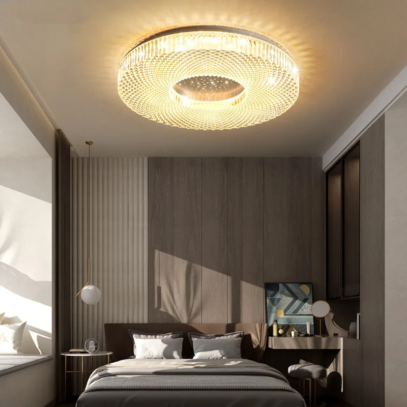 New-modern-LED-ceiling-lights-remote-controlled-bedroom-dining-room ...