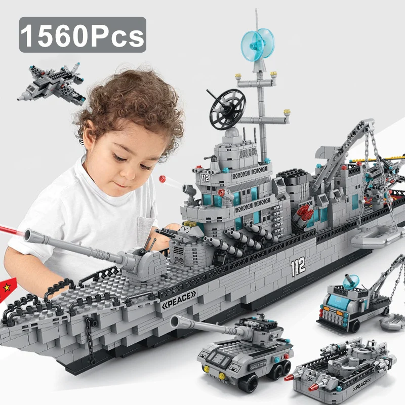 Military-1560Pcs-6IN1-Guided-Missile-Destroyer-Liaoning-Aircraft ...