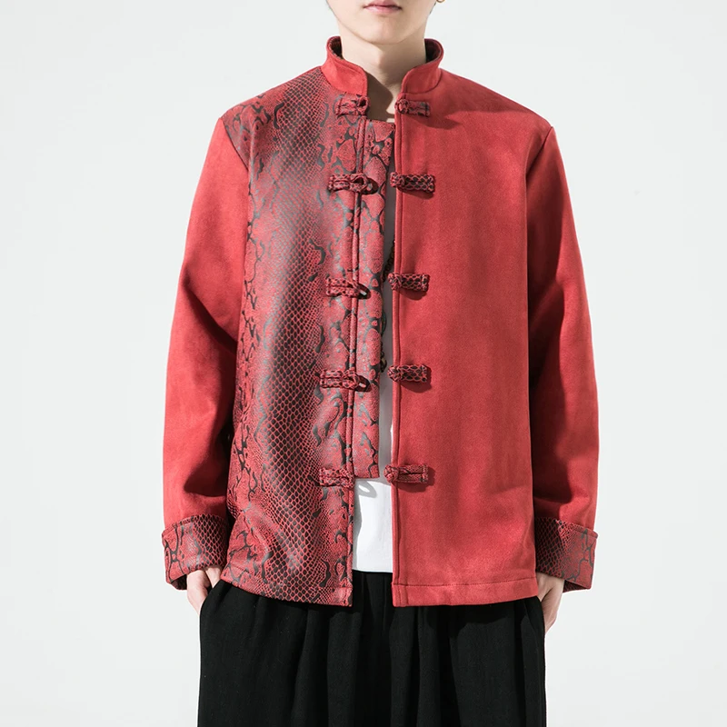 Fall-2023-New-Men-s-Chinese-Retro-Style-Coat-Color-Contrast-Stitching ...
