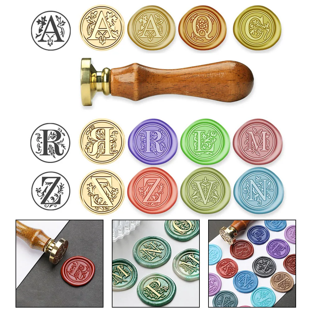 Siegel-Wachs-stempel-Kopf-Zink-legierung-Alphabet-A-Z-f-r-DIY ...