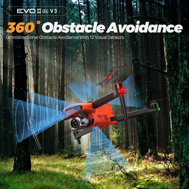 Autel Robotics EVO II Pro V3 6K Camera Drone 12-bit A-Log 15KM Image ...