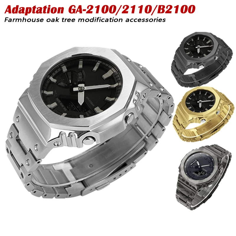 Gen. 1 GA2100 Mod Kit Stainless Steel Watch Case Solid Metal Quick ...