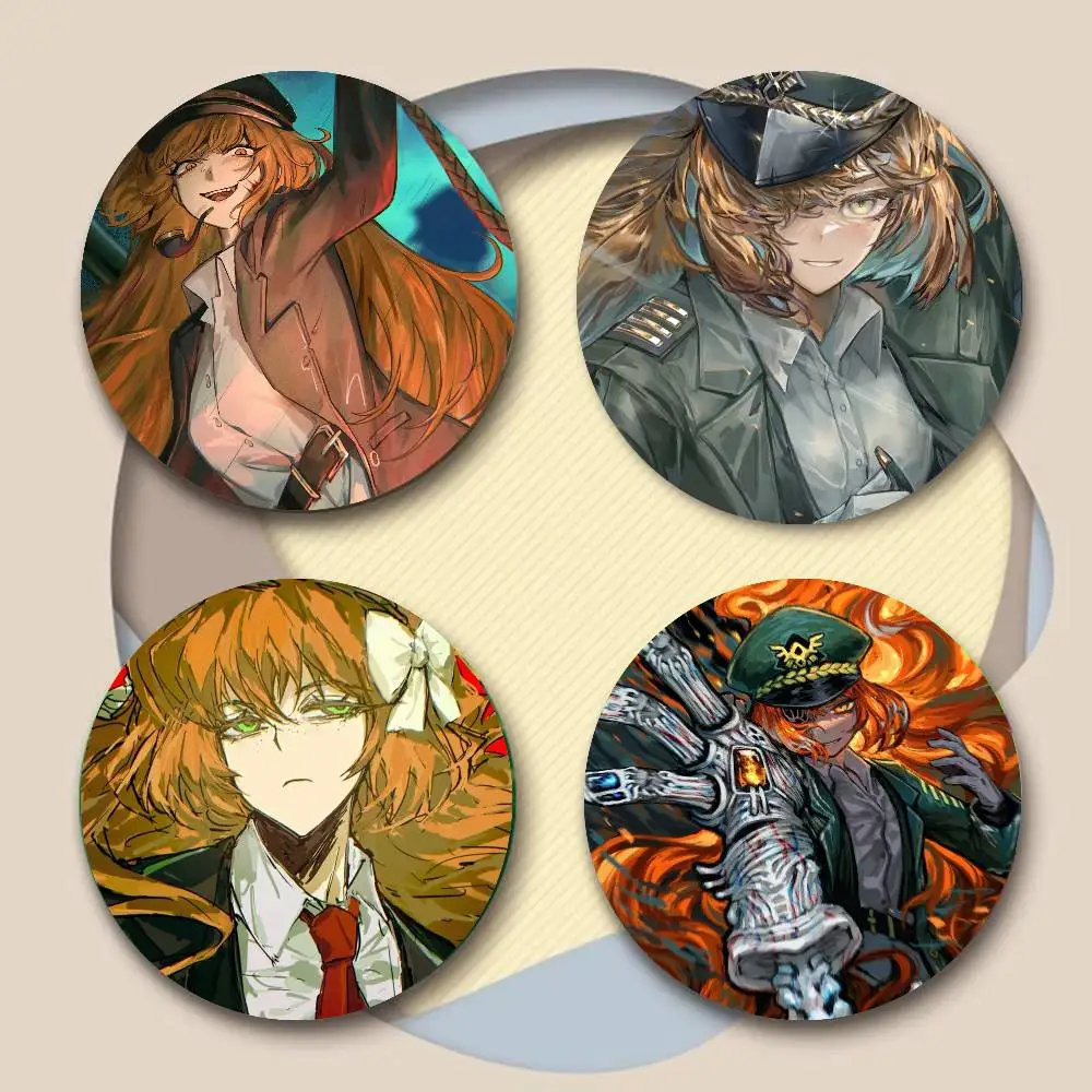 Ismael Animated Game I-limbus Company Badges Anime Round Laser Badge ...