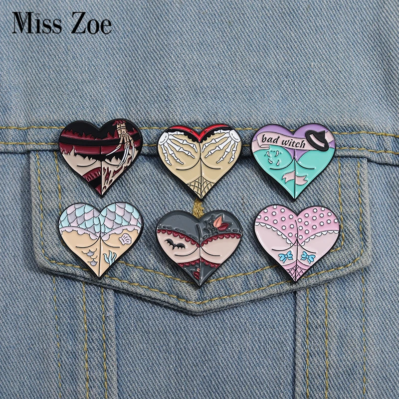 Halloween-Sexy-Butt-Enamel-Pins-Custom-Bad-Witch-Brooches-Lapel-Badges ...
