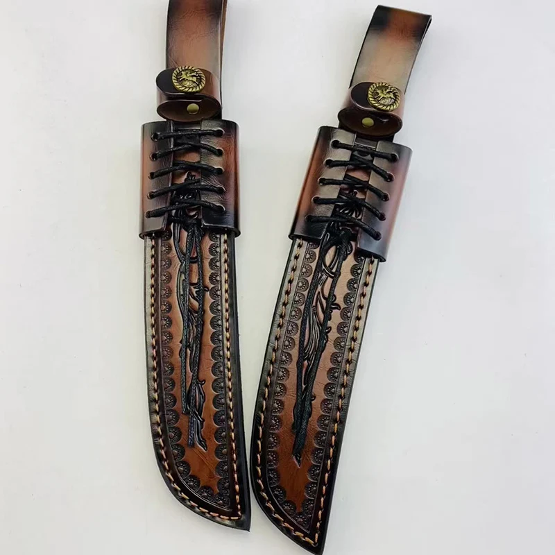 338 MM Volledige Lengte Echt Koeienhuid Koe Leer Outdoor Grote Rechte ...