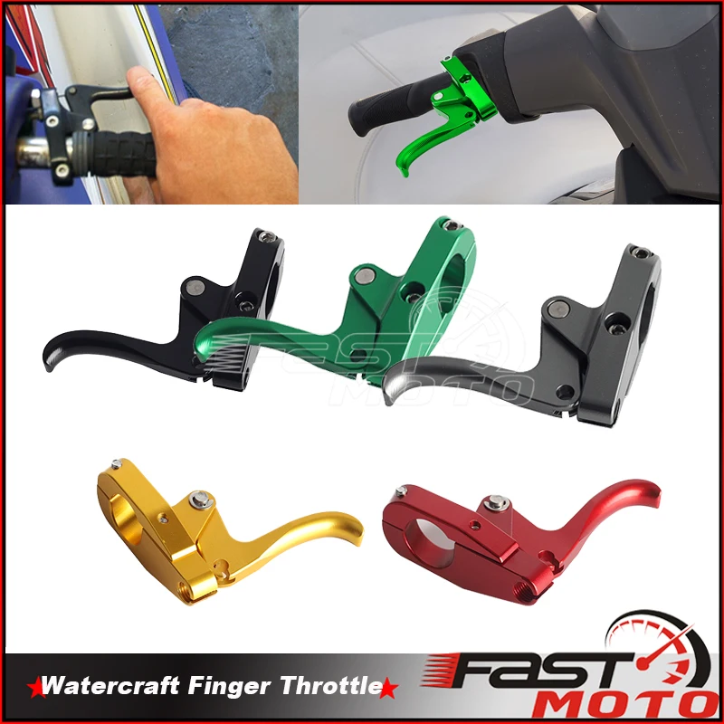 CNC Motorcycle Finger Throttle Lever for Yamaha SeaDoo Super Jet Ski WaveRunner 300 440 550 650 ...