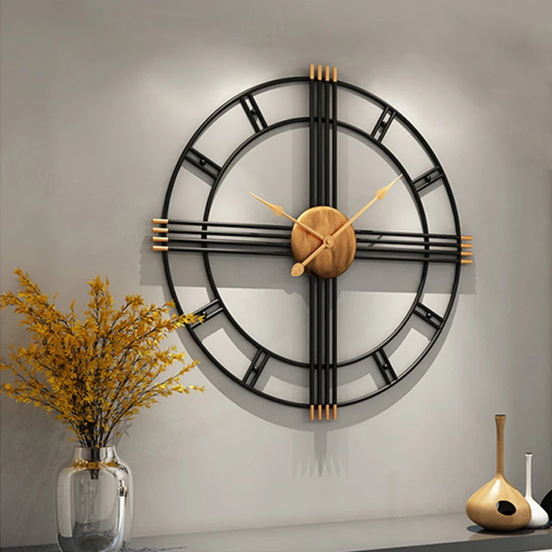 Modern-Simple-Wall-Clocks-Nordic-Living-Room-Restaurant-Wall-Decor-Iron ...