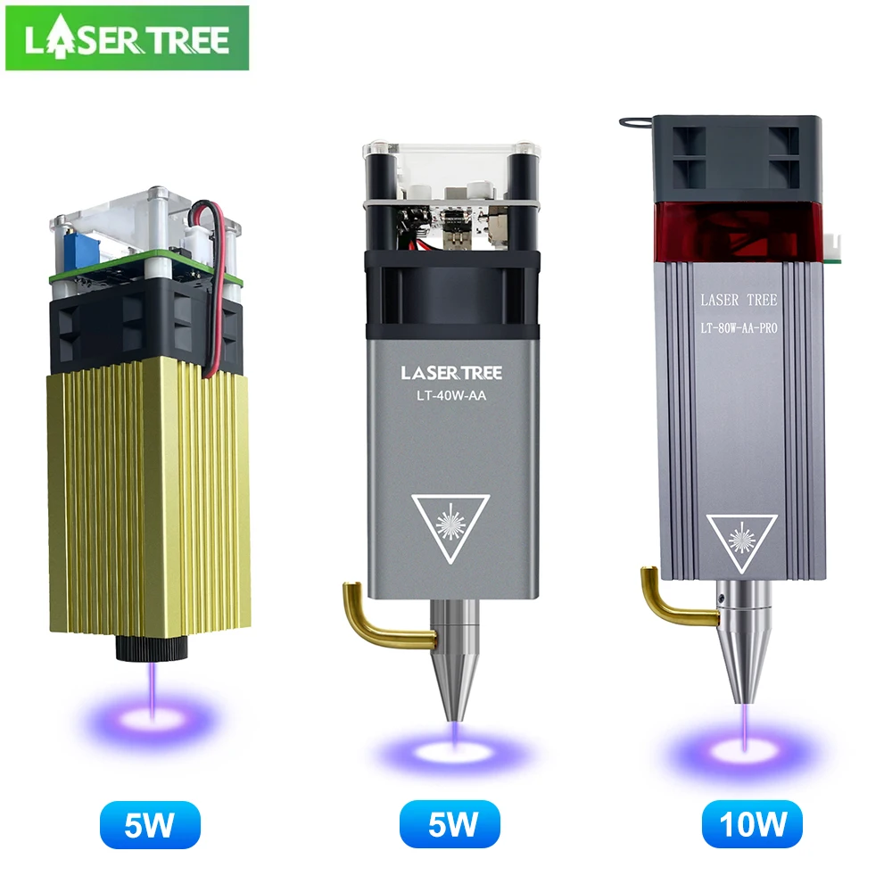 LASER-TREE-Laser-Module-5W-10W-Optical-Power-with-Air-Assist-Laser-Head ...