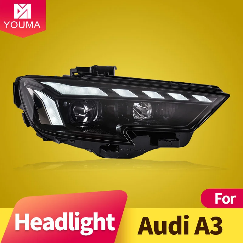 Car-Styling-Head-Lamp-for-Audi-A3-Headlights-2017-2020-A3-8V-LED ...