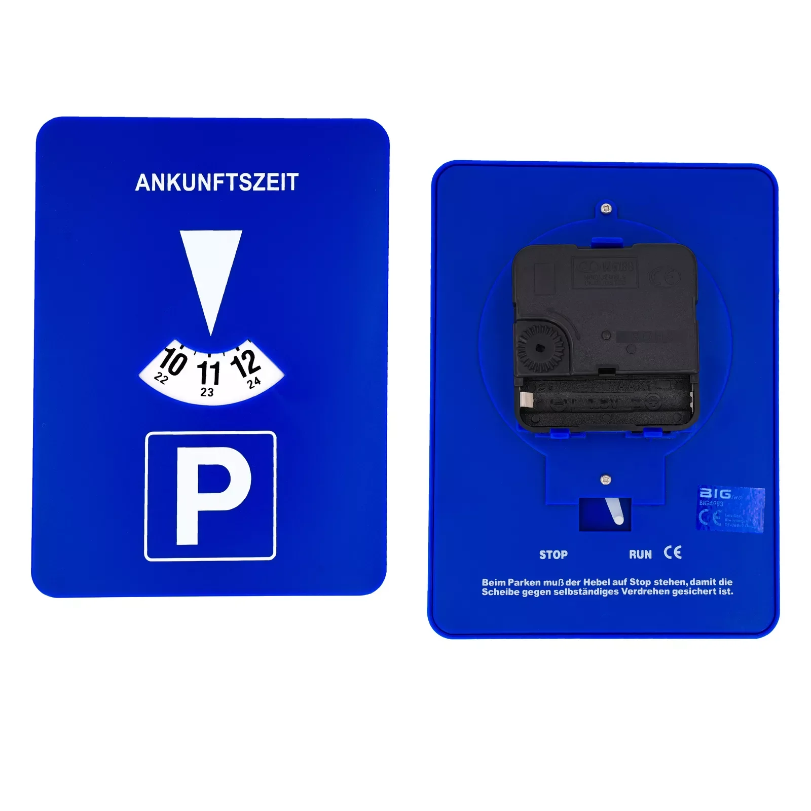 1PC Car Parking Disc Timer Plastic Disc Parking Time Tool Portable ...