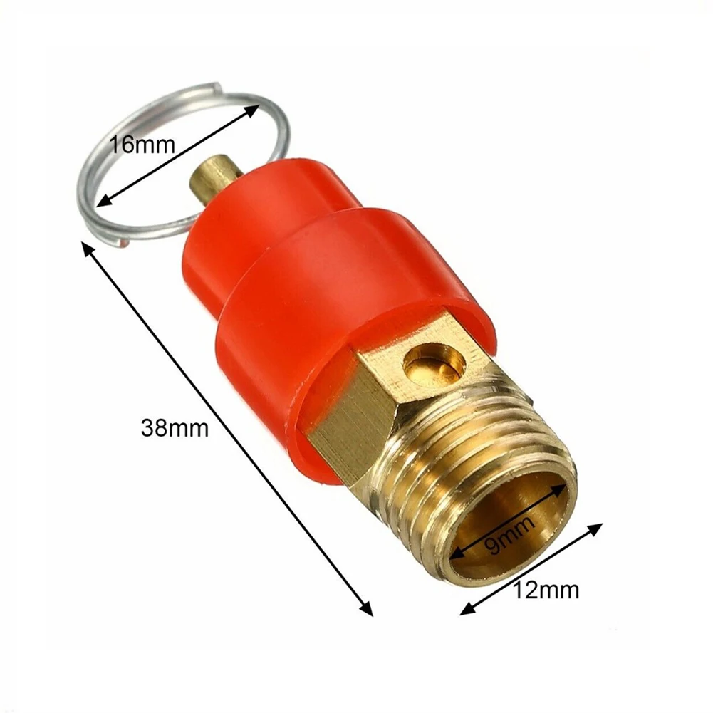 1/8\" 1/4\" Air Compressor Pressure Safety Relief Valve 120psi Brass ...