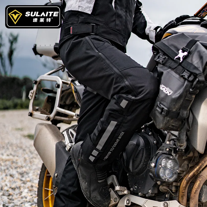 Motorcycle Riding Pants Winter Warm Racing Quick-release Pants ...