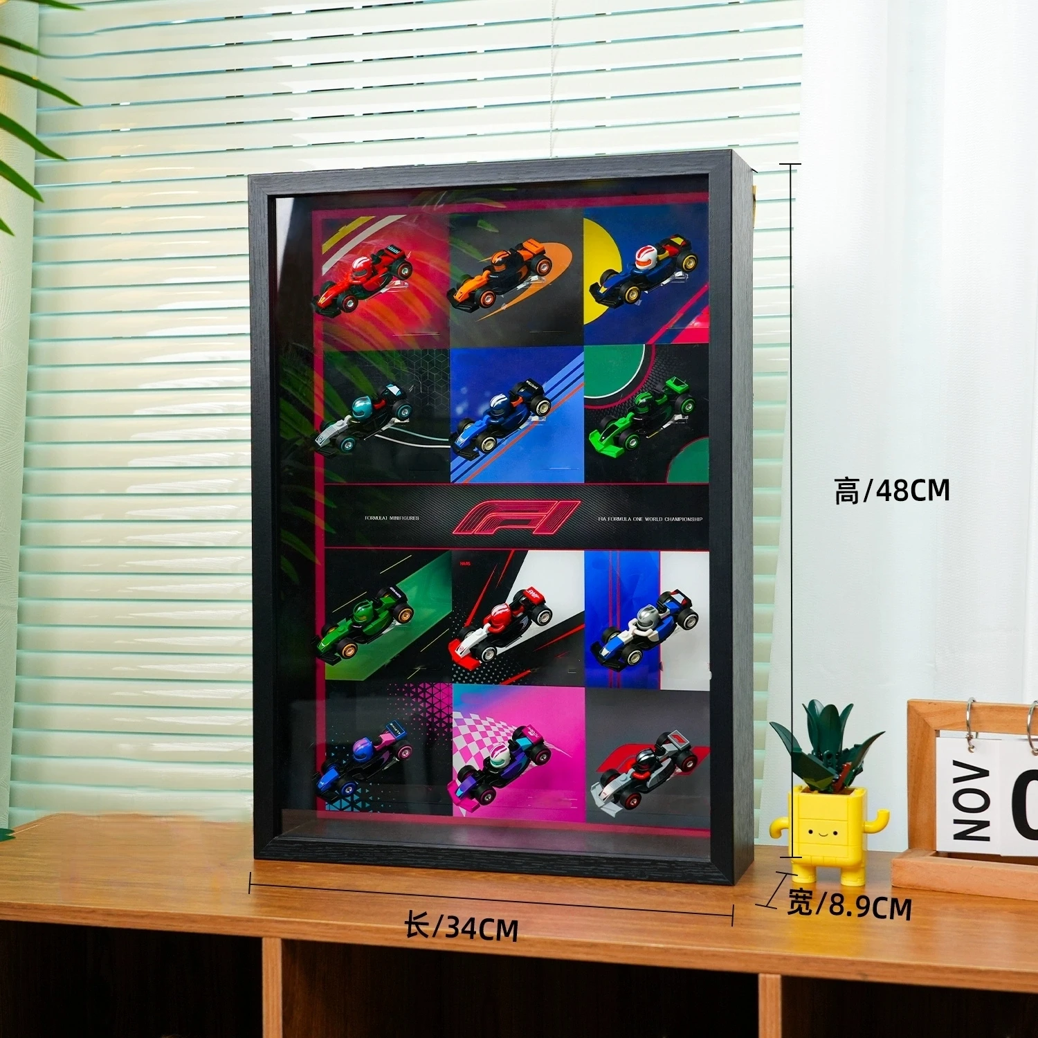 Настенная рамка для LEGO 71049 F1 черного цвета | AliExpress