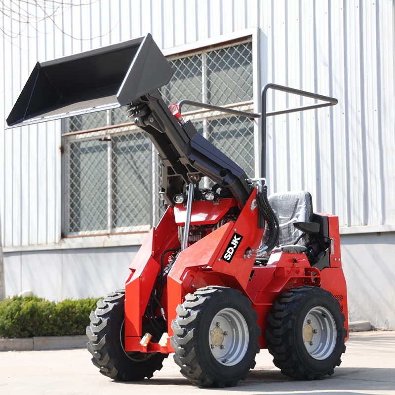 Multi-purpose skid loader wheeled construction machinery small loader ...