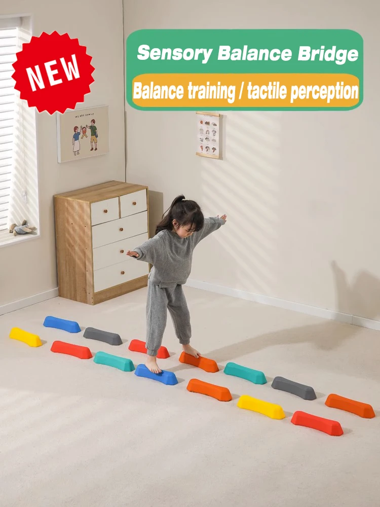 Sensory-balance-bridge-Stepping-Stone-kids-balance-training-tactile ...