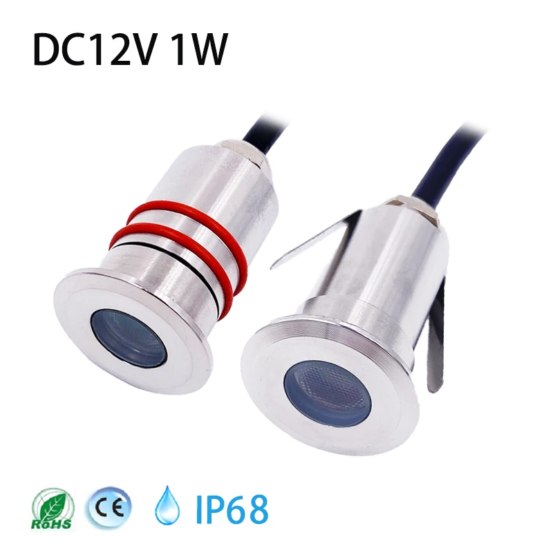 1W-Mini-LED-IP68-Waterproof-Stainless-Steel-Pool-Underwater-Lamp-DC12V ...