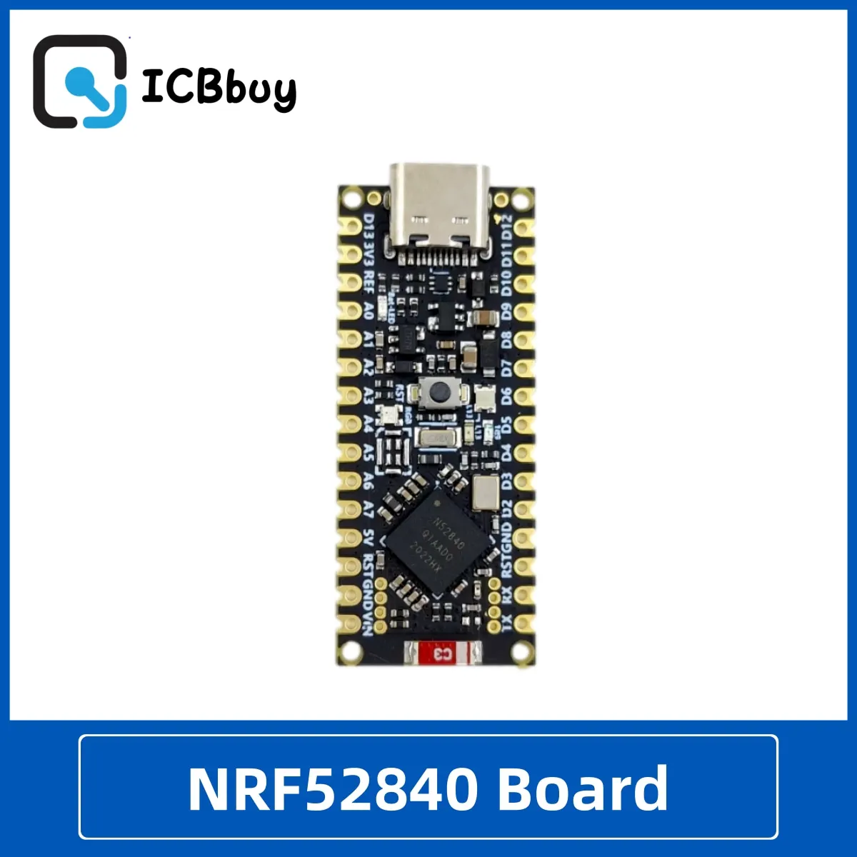 For-Nano-33-BLE-NRF52840-Development-Board-Microcontroller-Bluetooth-Ble5-2-Low-Power ...
