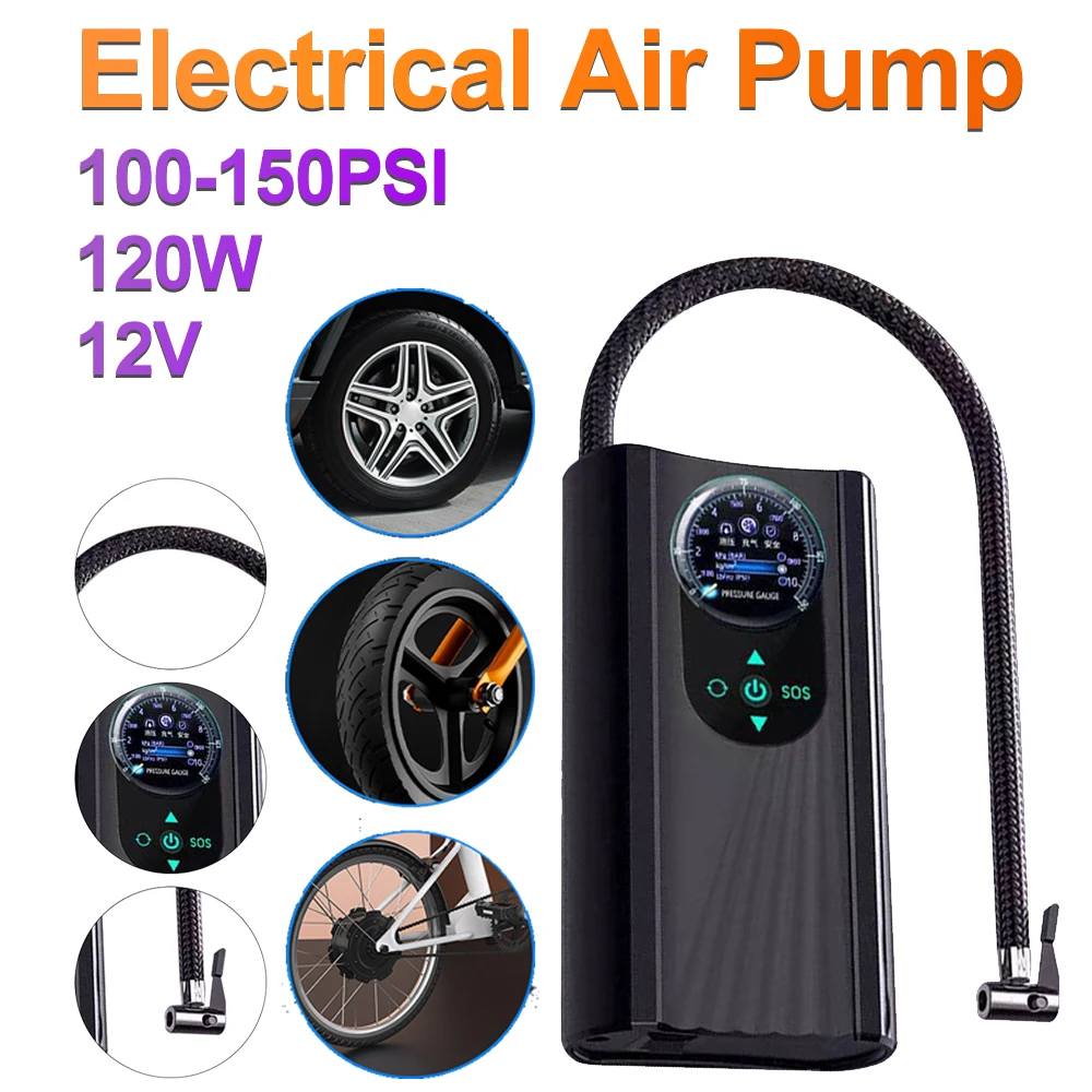 12V-Electric-Air-Compressor-High-Precision-Mini-Tire-Pump-Quick ...