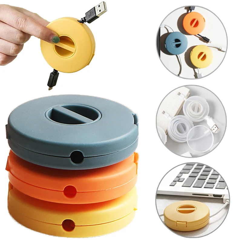 Portable-Round-Wire-Winder-Box-Cable-Management-Retractable-Cord ...