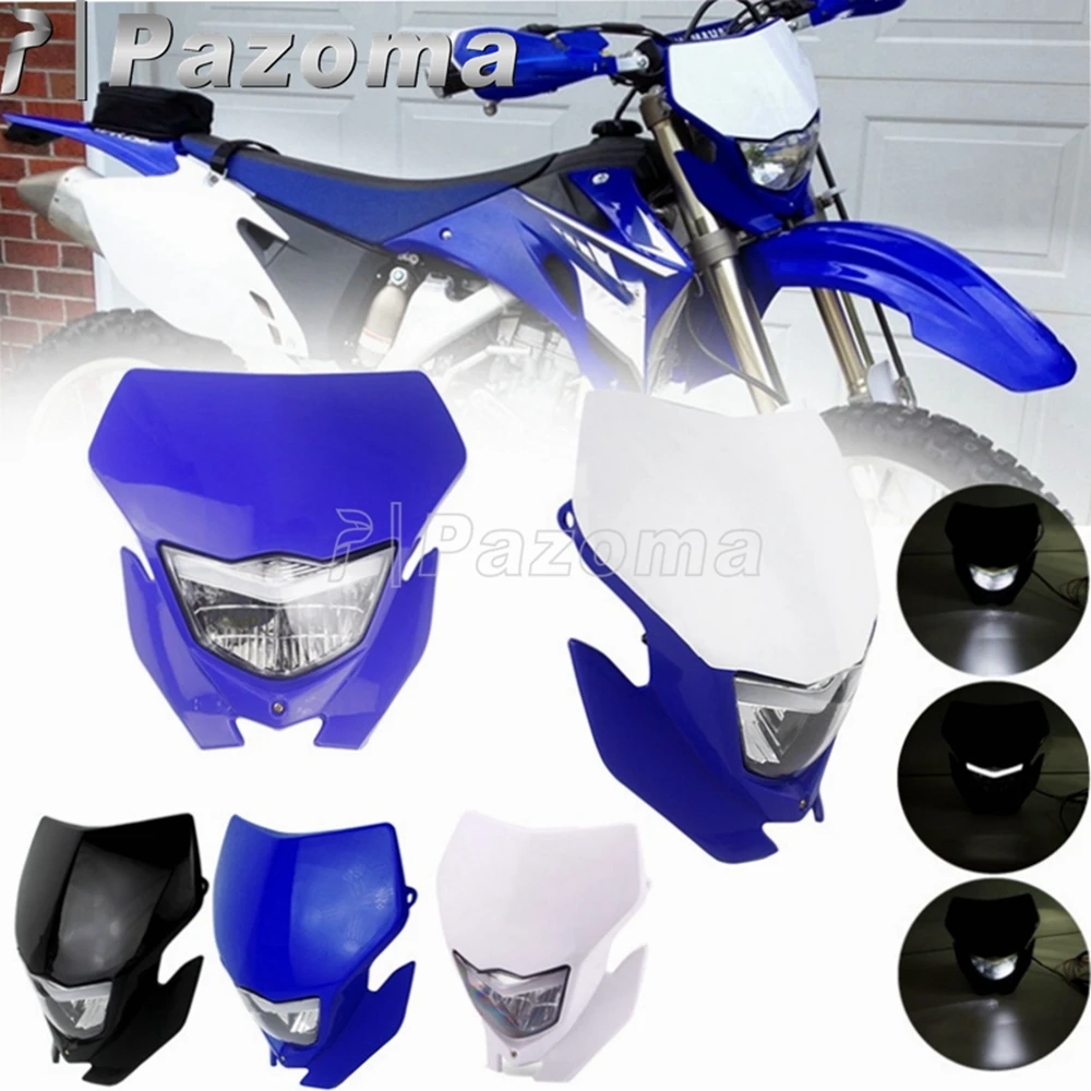 Universal-Dirt-Bike-Motorcycle-Headlamp-H4-Head-Light-For-Yamaha-WR250 ...