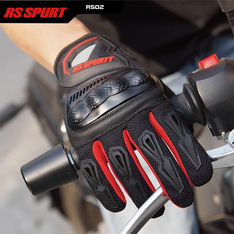 Motorcycle-Summer-Riding-Gloves-Men-s-Anti-fall-Wear-Resistant ...