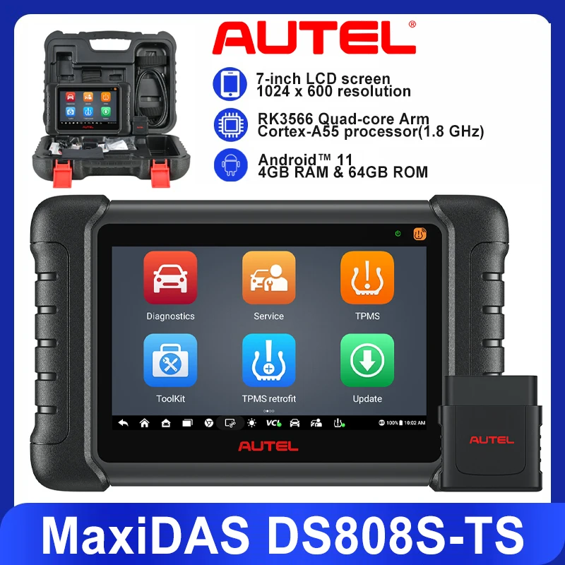 Autel MaxiDAS DS808S TS OBDII Scanner 2023 New Release DS808 Smart ...
