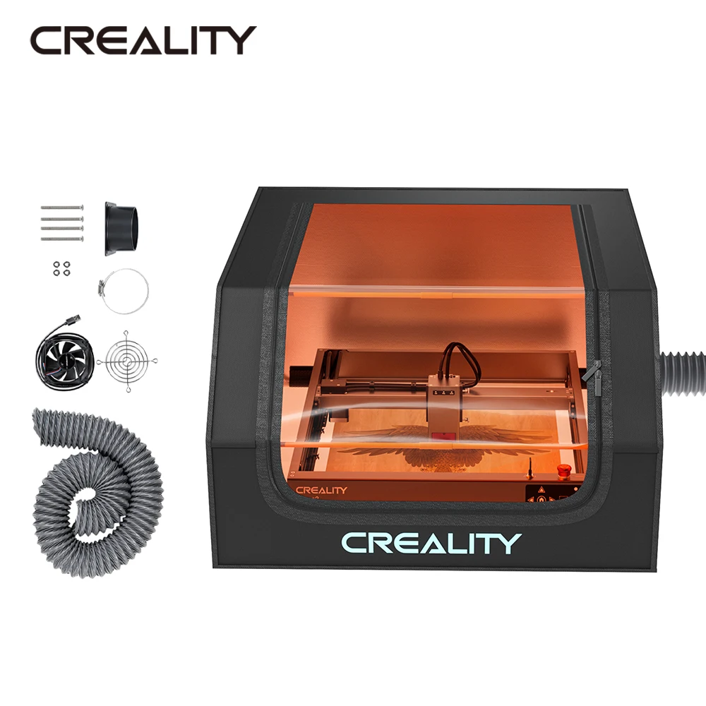 CREALITY Protective Cover for Laser Engraver Isolate Smoke Expel Smoke ...
