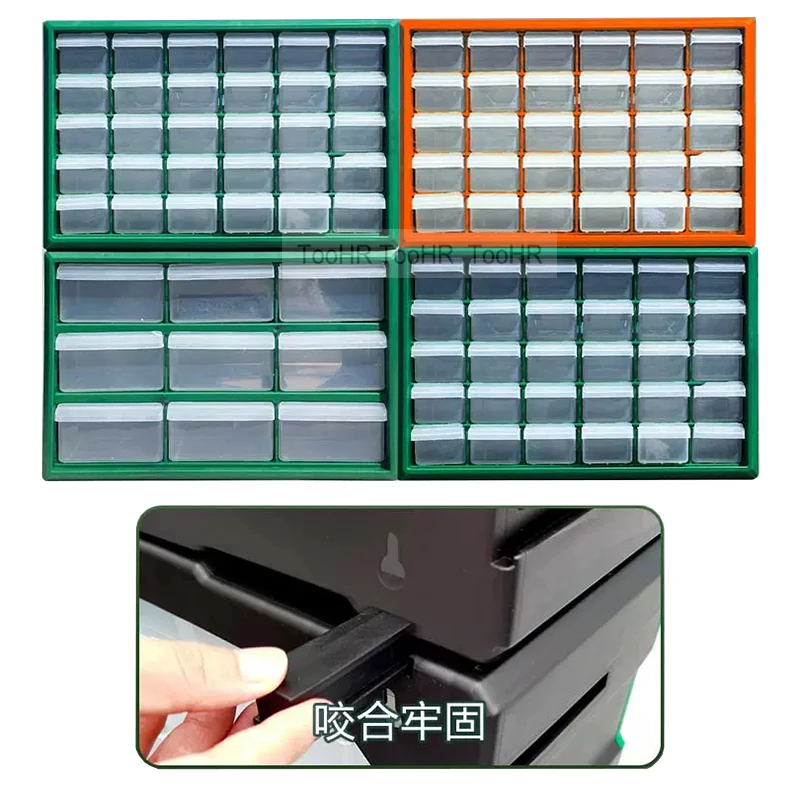 Multi-grid-Drawer-Type-Parts-Box-Wall-mounted-Combined-Component-Tool ...