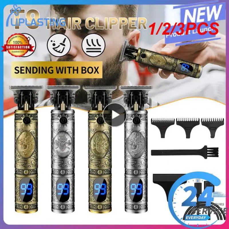 1-2-3PCS-Hair-Clipper-T9-For-Men-Professional-Hair-Cutting-Machine ...