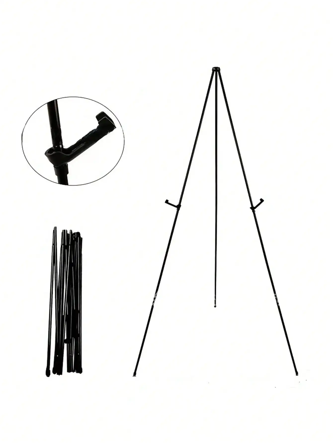 Bview-Art-High-Steel-Easy-Folding-Display-Easel-Quick-Set-Up-Instantly ...