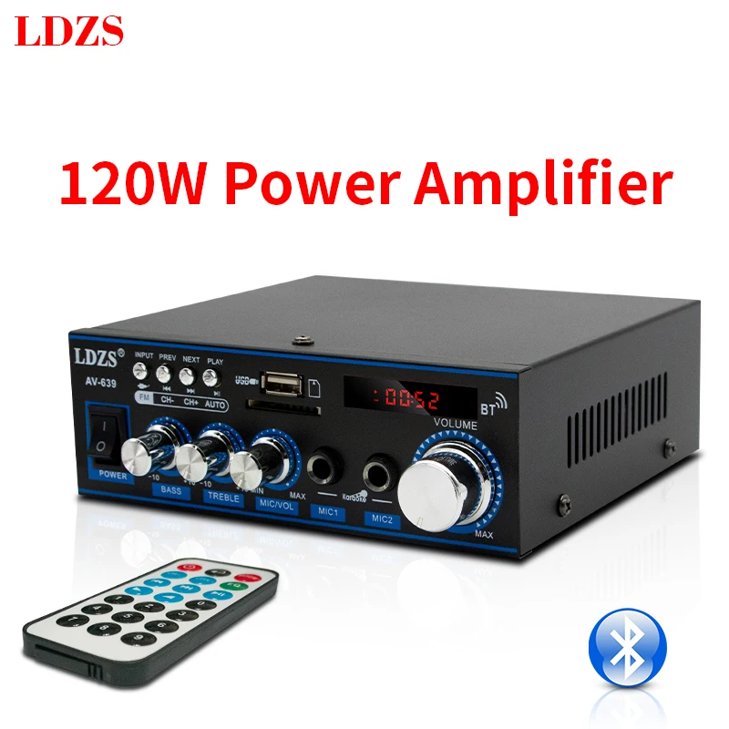 LDZS-Bluetooth-power-amplifier-2-0-channel-high-fidelity-stereo-speaker-amplifier-audio-home ...