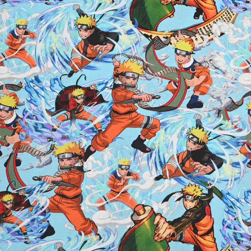 45-105cm-Cartoon-Naruto-100-Cotton-Fabric-DIY-Patchwork-Textile-Tissu ...