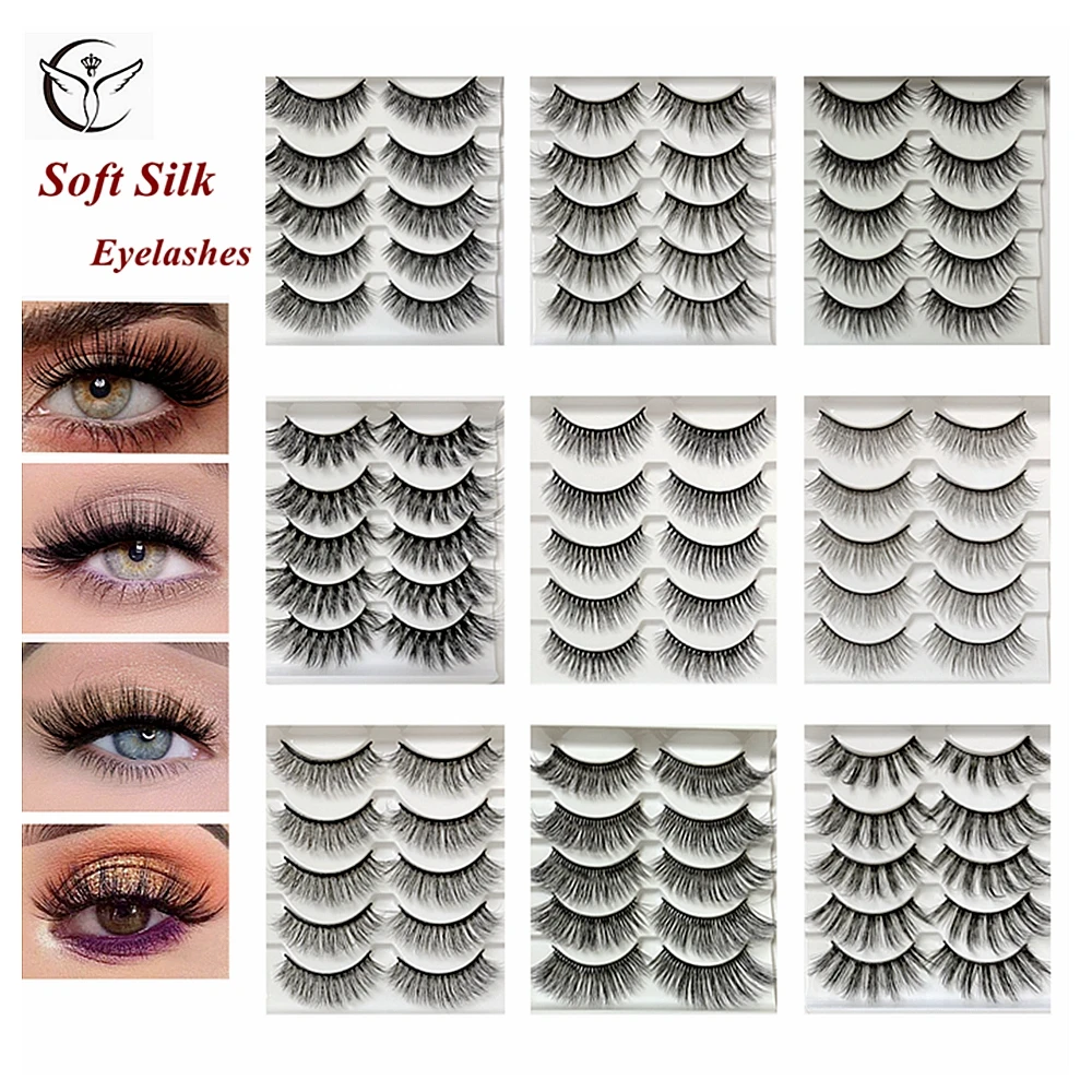 5-Pairs-Natural-Soft-Silk-Fluffy-Dramatic-Mink-Lashes-3D-Mink-Eyelashes ...