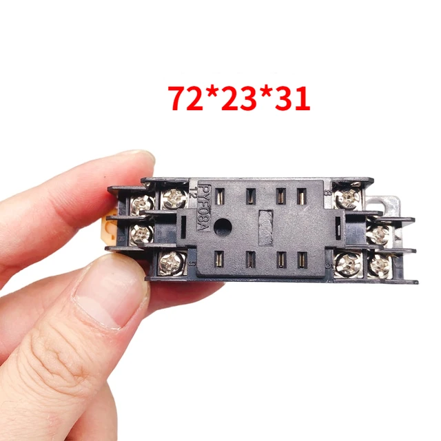 MY2P HH52P MY2NJ DPDTMiniature Coil Generalelectromagnetic Intermediate Relay Switch WithSocket ...