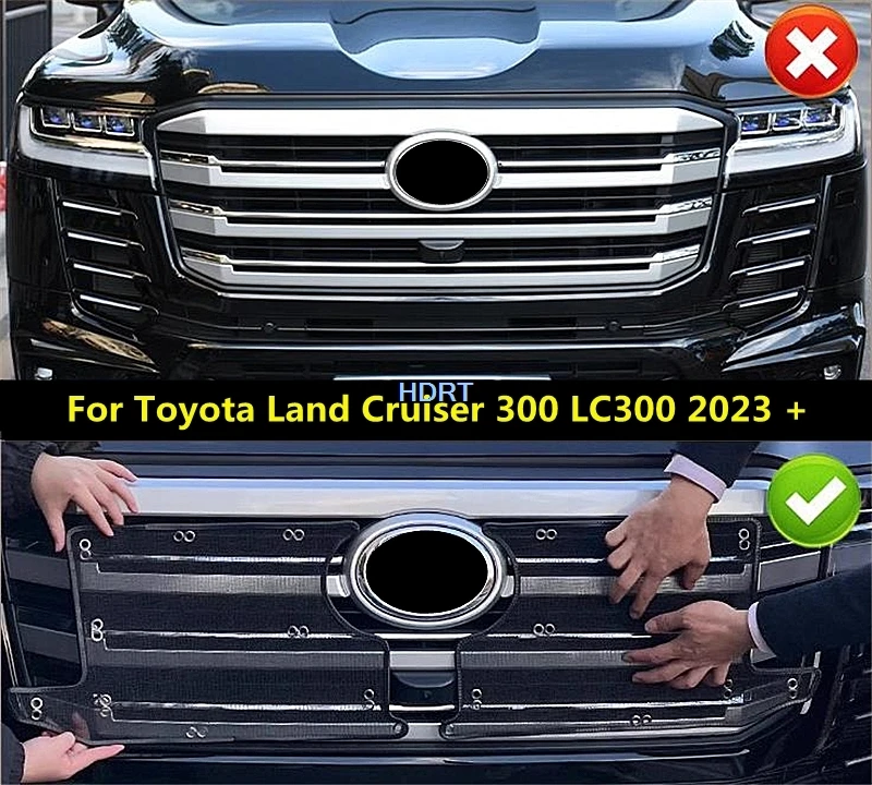 Car Styling Front Mesh Grille Insert Trim Insect Screen Anti Bug Net ...