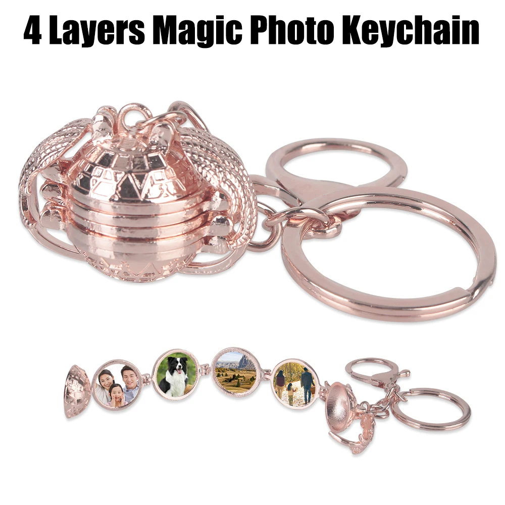 4-Layers-Memory-Locket-Magic-Photo-Locket-Fashion-Album-Box-Key-Chains ...