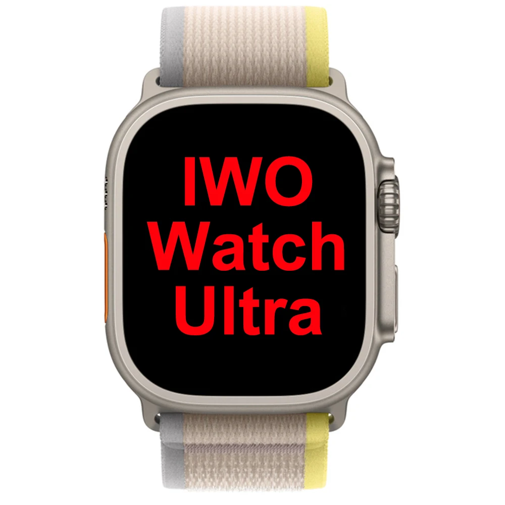 KIWITIME IWO Watch Ultra reloj inteligente IWO para hombre y mujer, pulsera con pantalla ...