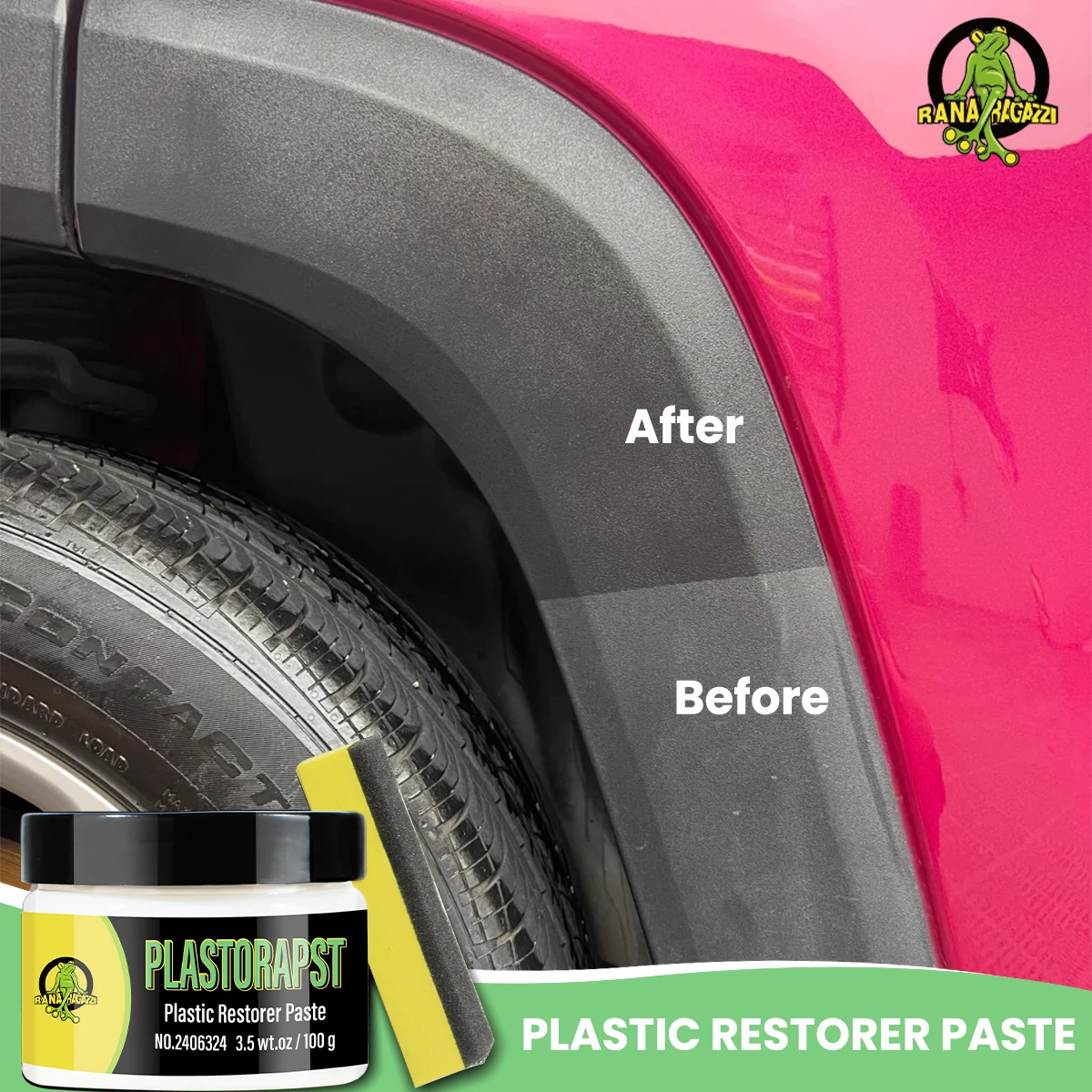 Car Plastic Restorer Paste More Gloss Car Cleaning Products Plastic ...