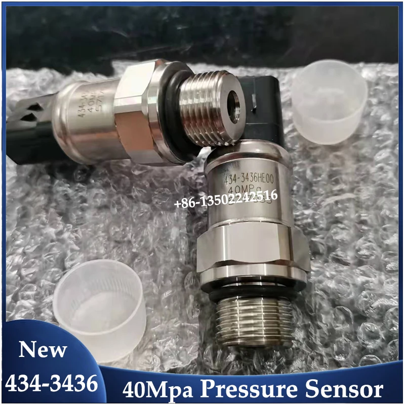 4343436 High Pressure Sensor 434-3436 For Caterpillar Parts E320C E320D ...