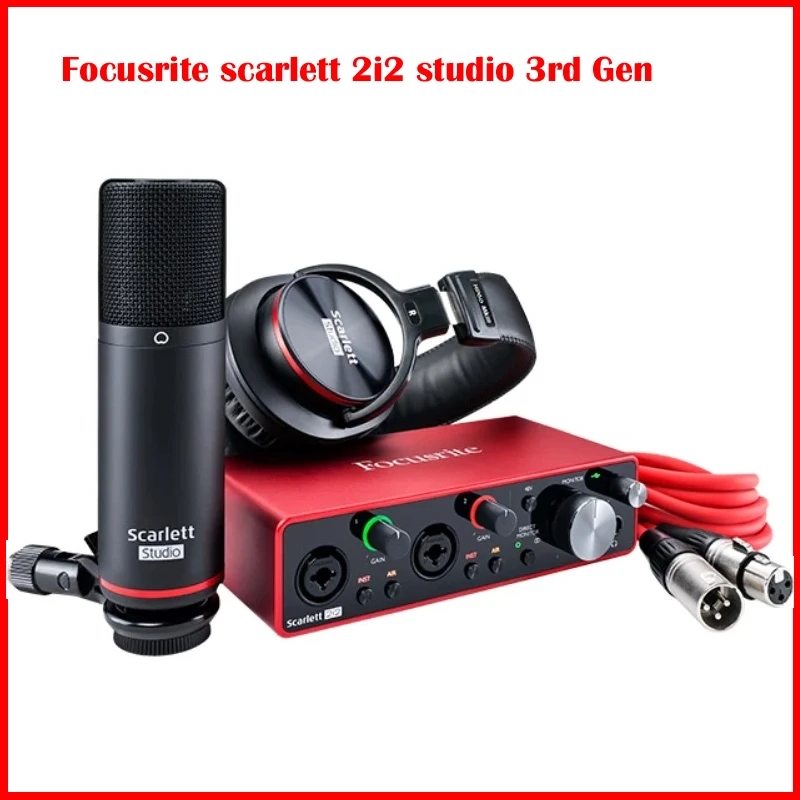New-Focusrite-Scarlett-2i2-Studio-3rd-Gen-2i2-Audio-Interface-CM25 ...