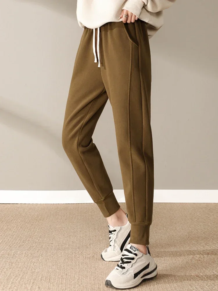 Women-s-Windproof-Sweatpants-Korean-Style-Waterproof-Slimming-Black ...