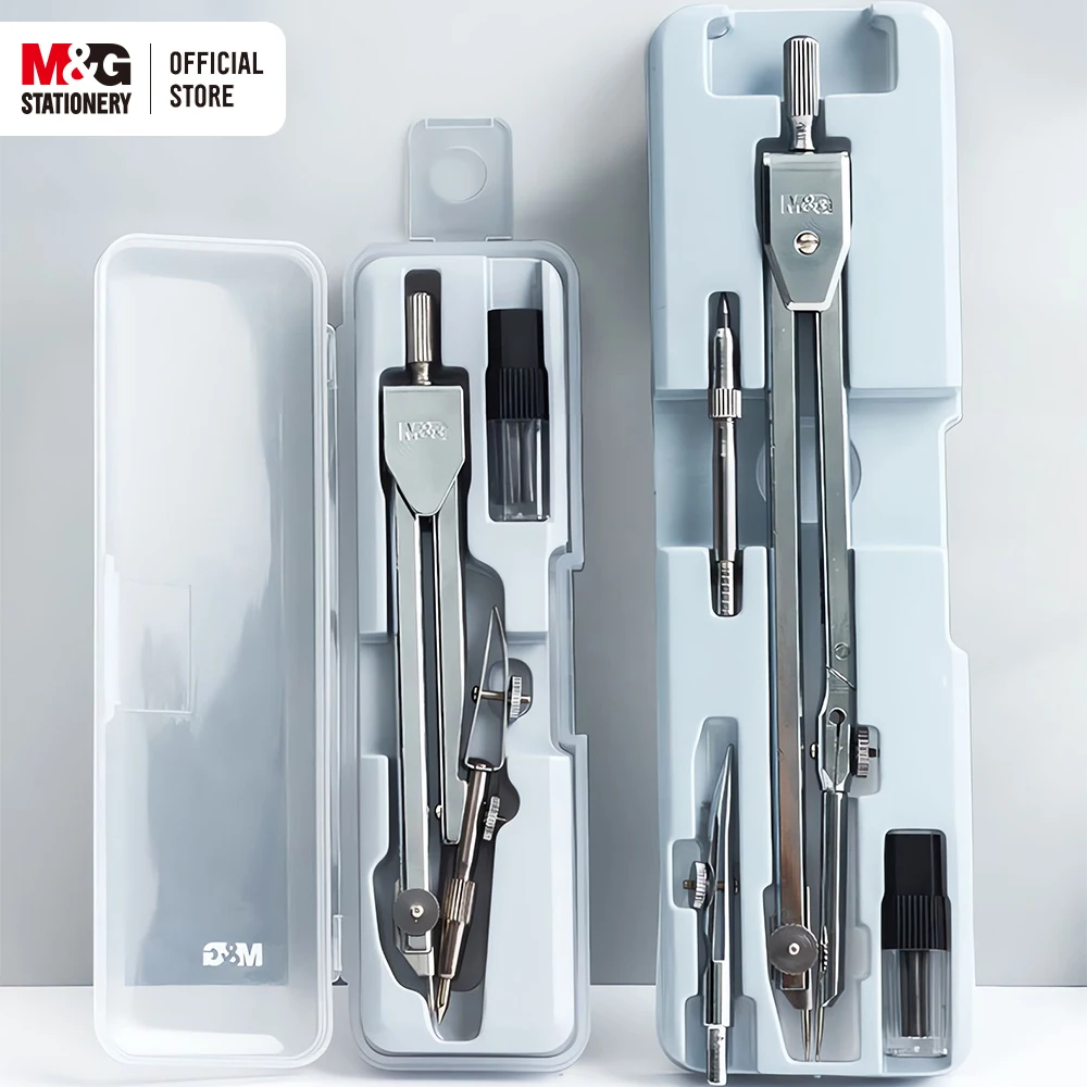 M&G Metal Compass Set Drafting Compass with Replacement Refill for ...